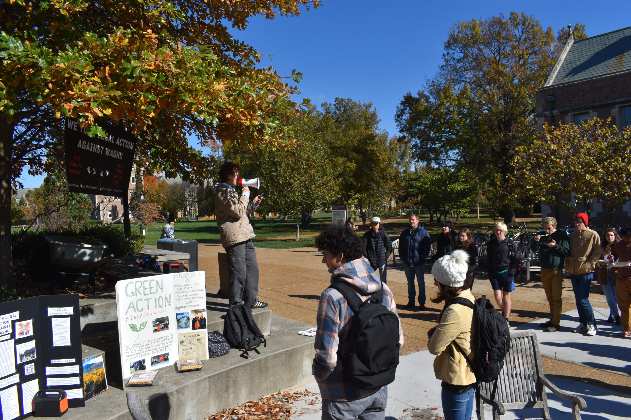 Green Action files legal complaint against WashU - Student Life Green Action files legal complaint against WashU - Student Life