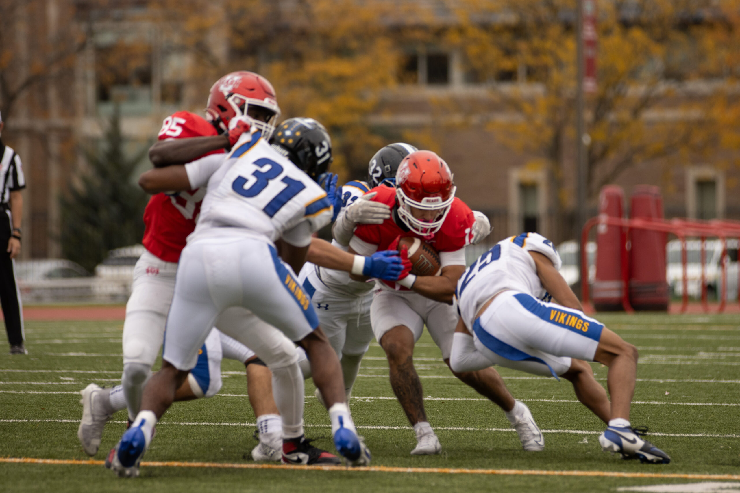 Moore, Bears clinch bowl appearance with victory over Augustana in ...